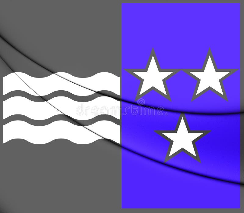 Flag of Aargau Canton, Switzerland. Stock Illustration - Illustration ...