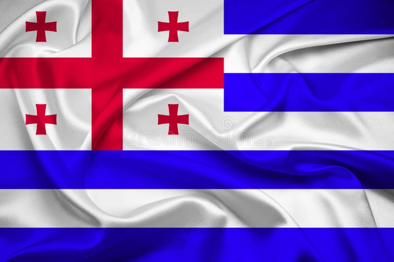 Flag of Adjara, Fabric Flag of Adjara. Adjara National Flag, Fabric and ...