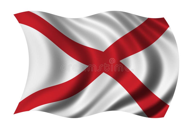 Alabama State Flag Button stock illustration. Illustration of button ...