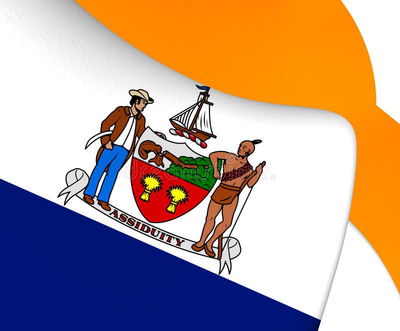 3D Seal of Albany New York State, USA. Stock Illustration ...