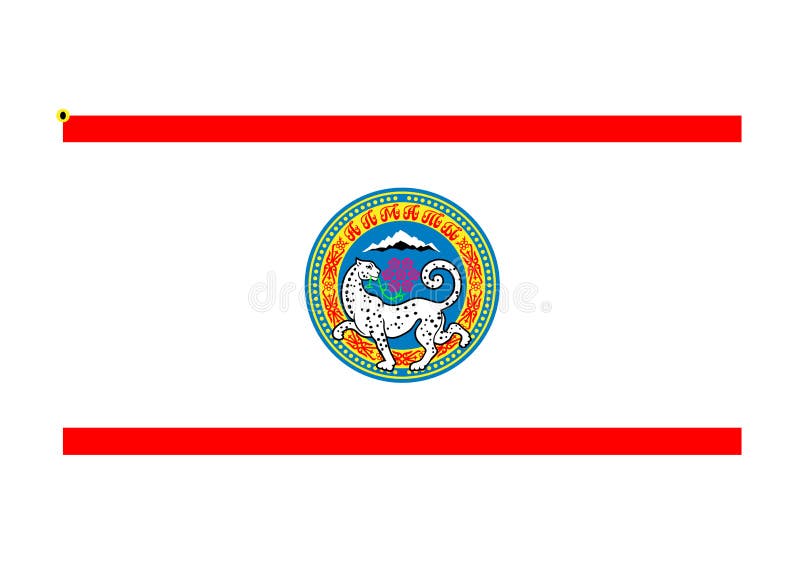 Flag of Almaty stock illustration. Illustration of vella - 166868896