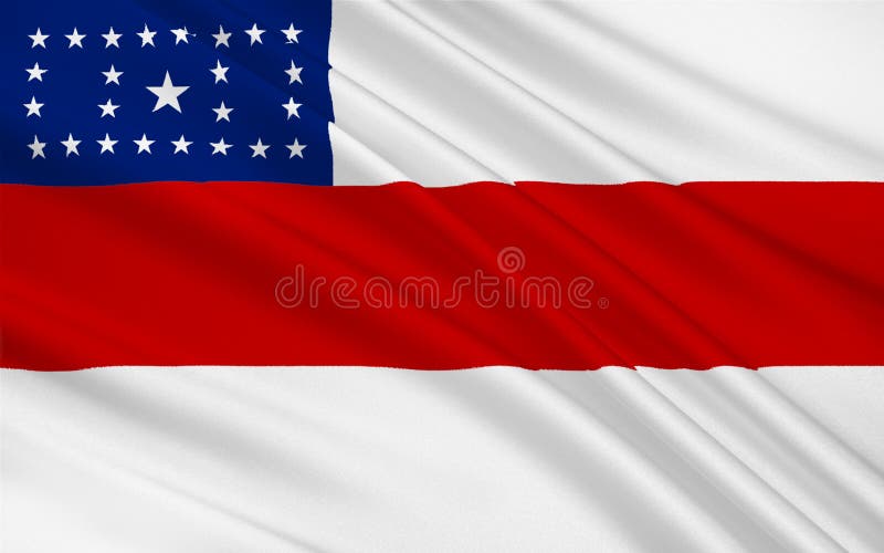Flag of Amazonas, Brazil stock illustration. Illustration of manaus ...