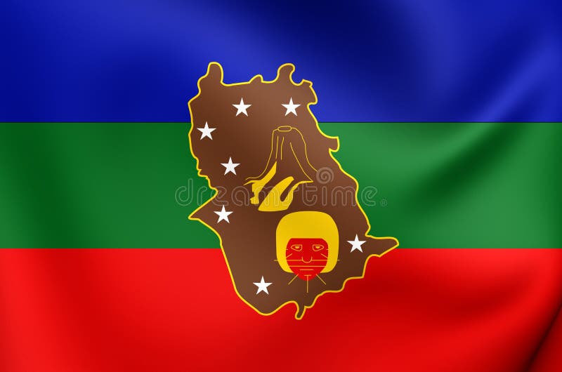 Flag of Amazonas State, Venezuela. Stock Illustration - Illustration of ...