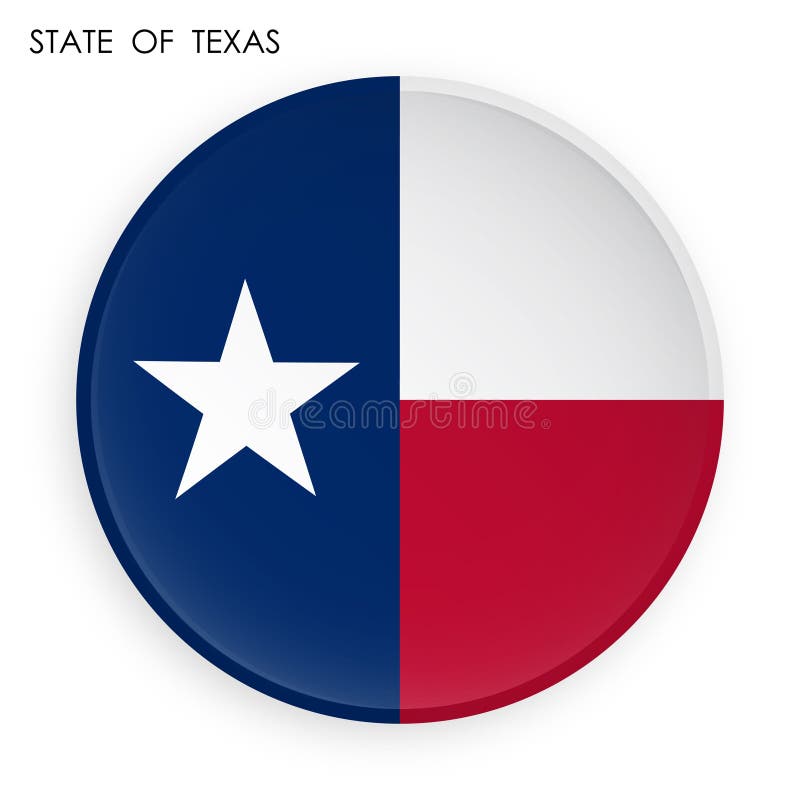 Texas Map Icon. Texas Protest Symbol Isolated on White Background Stock ...