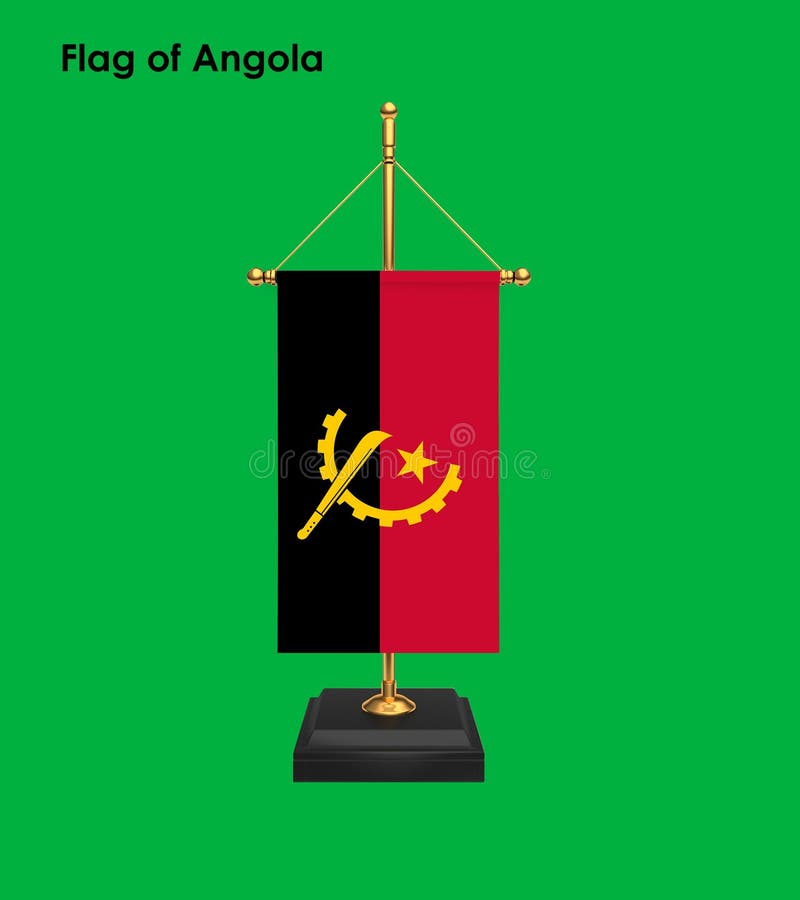 Flag of Angola, Angola Flag, National Flag of Angola. Table Flag of ...