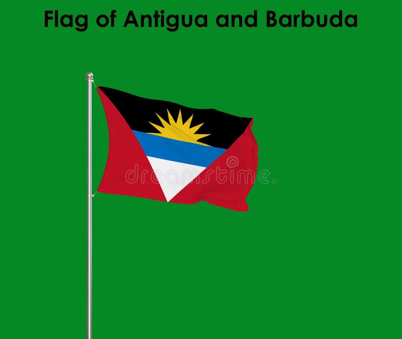 Flag of Antigua and Barbuda, Antigua and Barbuda Flag, National Flag of ...