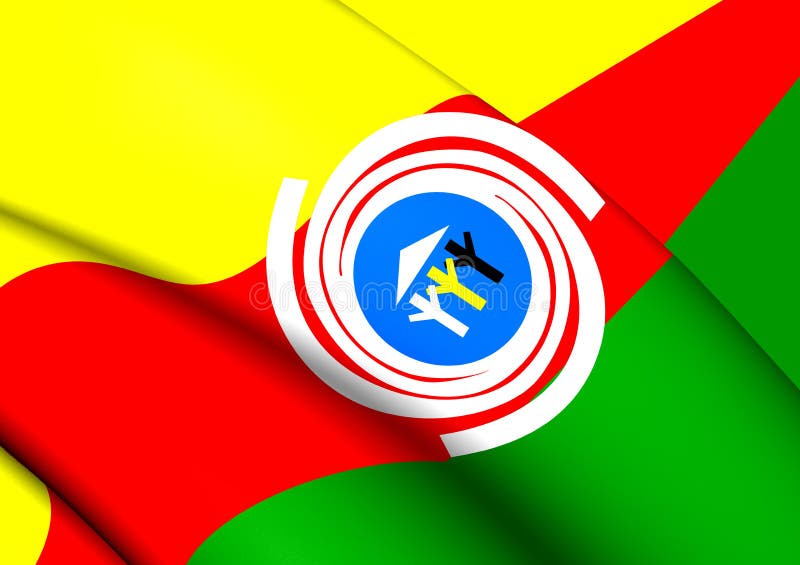 Flag of Araguaina, Brazil. stock illustration. Illustration of ...