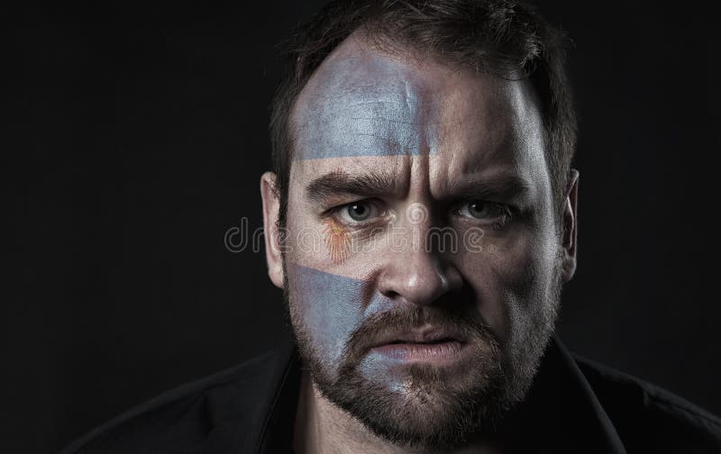 227 Argentina Flag Face Paint Stock Photos - Free & Royalty-Free Stock ...