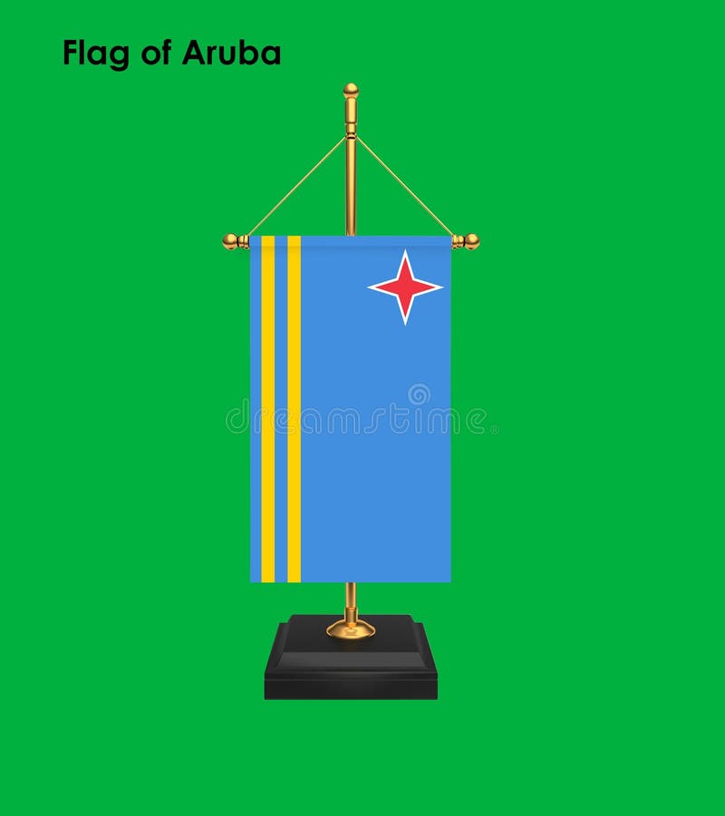 Flag of Aruba, Aruba Flag, National Flag of Aruba. Table Flag of Aruba ...