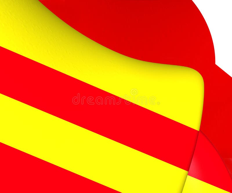 Flag of Aust-Agder, Norway. Stock Illustration - Illustration of ...