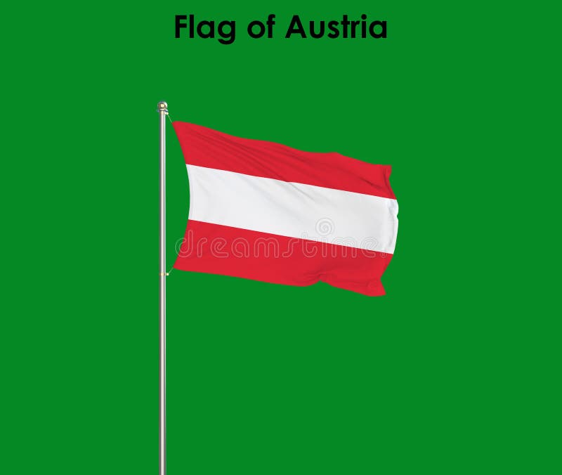 Flag of Austria, Austria Flag, National Flag of Austria. Pole Flag of ...