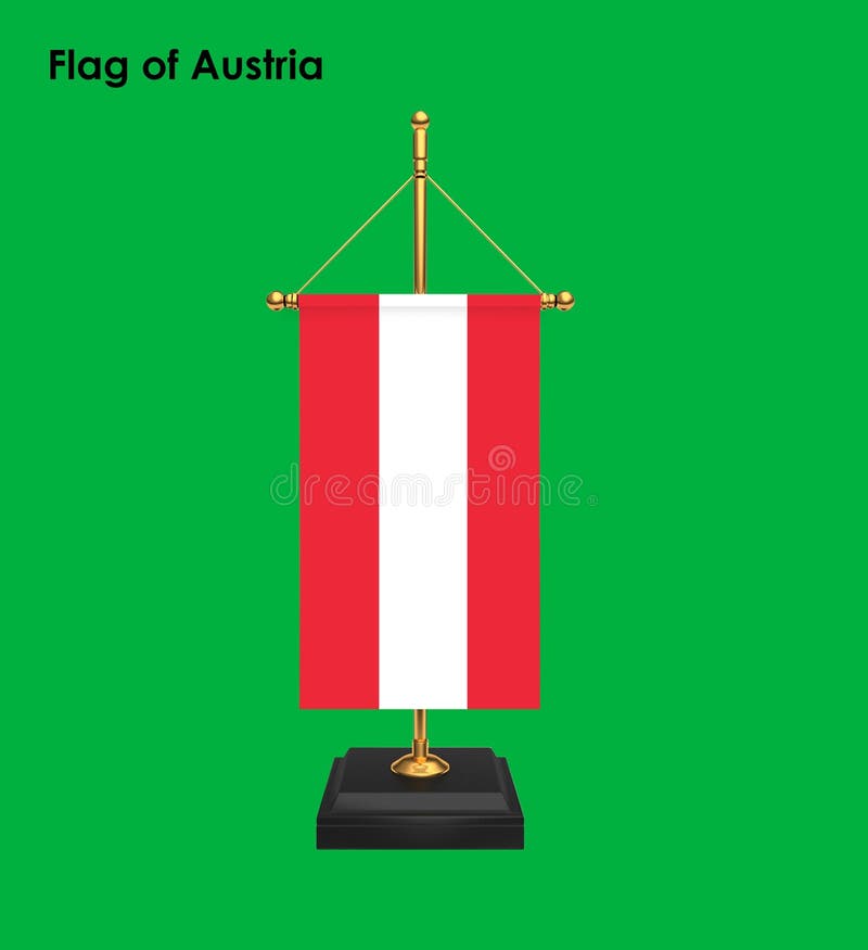 Flag of Austria, Austria Flag, National Flag of Austria. Table Flag of ...