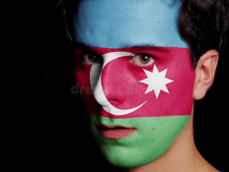 Flag of Azerbaijan stock photo. Image of culture, country - 36533498