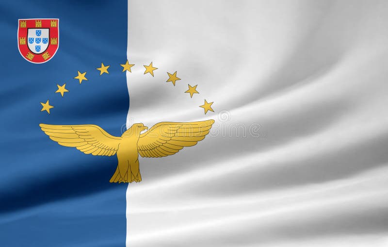 Flag of Azores stock illustration. Illustration of european - 6444464