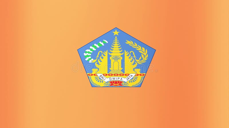 Flag of Bali. Seamless Looping Animation Stock Video - Video of looped ...