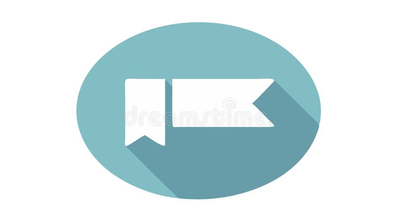 Flag Banner Vector Illustration Icon, Mark and Bookmark Graphic, Vector ...