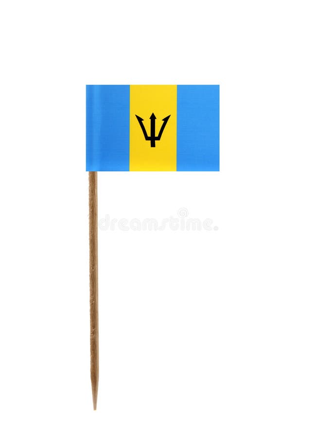 Flag of Barbados stock image. Image of decoration, tooth - 105578727