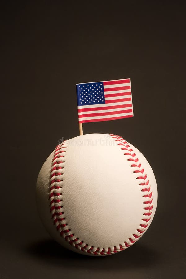 Flag in baseball stock photo. Image of sports, colors - 25579498