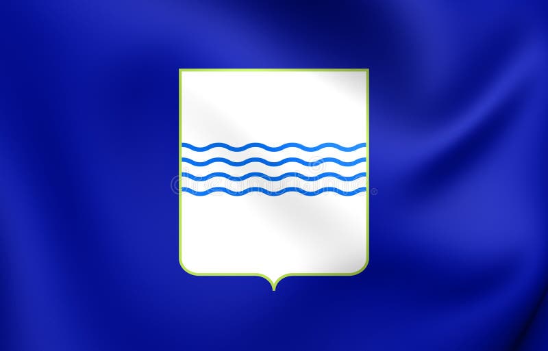 Flag of Basilicata Region, Italy. Stock Illustration - Illustration of ...