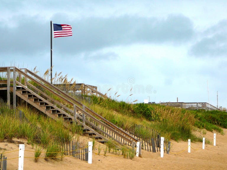 Outer Banks Beach Flag Stock Photos - Free & Royalty-Free Stock Photos ...