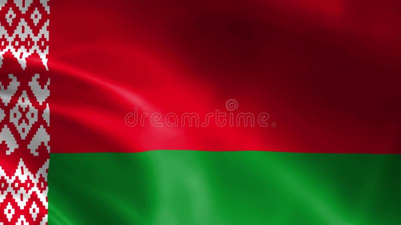 Flag of Belarus Fluttering in the Wind. Detailed Fabric Texture Stock ... Flag of Belarus Fluttering in the Wind. Detailed Fabric Texture Stock ...
