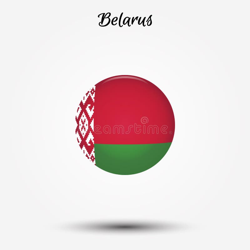 Flag of Belarus icon stock illustration. Illustration of administrative ...