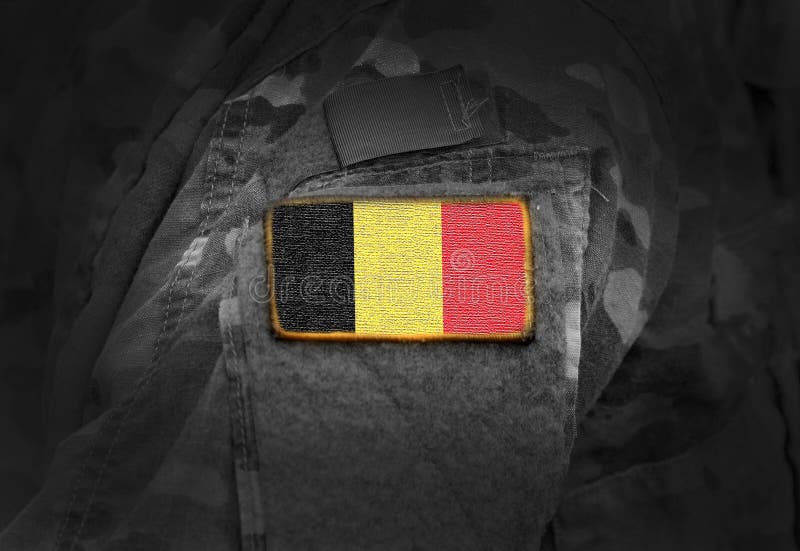 Flag of Belgium on Military Uniform. Belgium, Army, Troops, Soldier ...