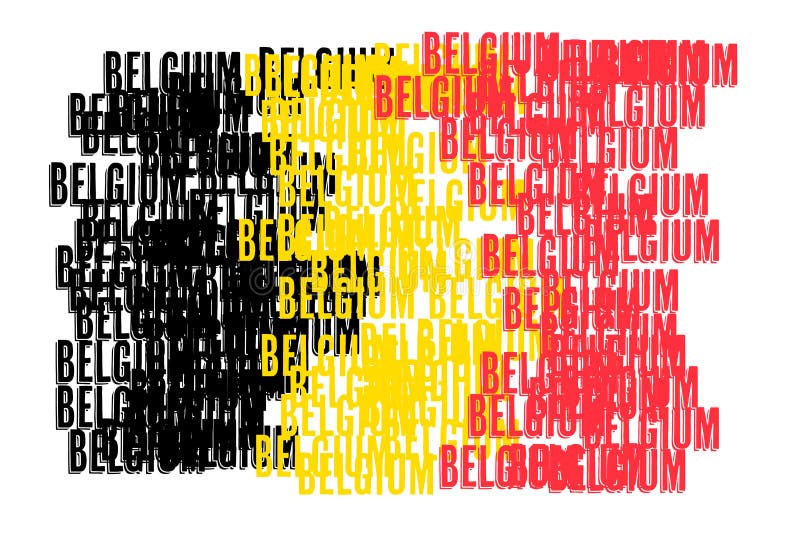 Flag of Belgium, Vector Illustration Stock Vector - Illustration of ...
