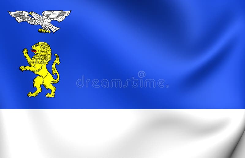 Flag of Belgorod City, Russia. Stock Illustration - Illustration of ...