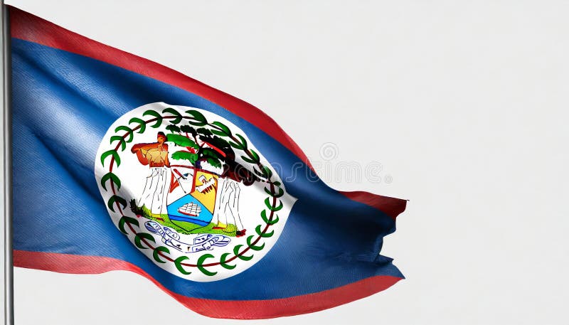 Flag of Belize stock illustration. Illustration of flag - 299469753