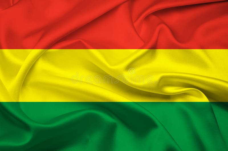Flag of Bolivia, Bolivia Flag, National Flag of Bolivia. Fabric and ...