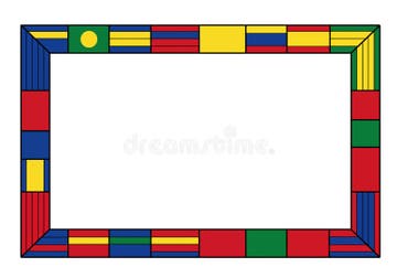 Flag border clipart stock vector. Illustration of decoration - 372279028