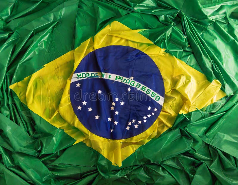 Flag of Brasil stock photo. Image of brazilian, growth - 299432212