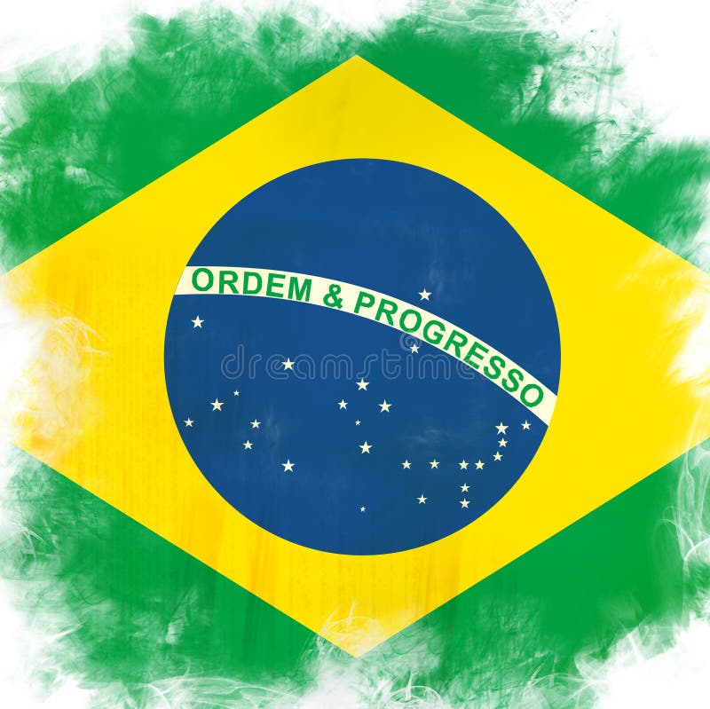 Brazil Flag Stamp stock vector. Illustration of country - 7533877