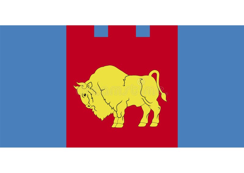 Flag of Brest stock illustration. Illustration of belarus - 273312281