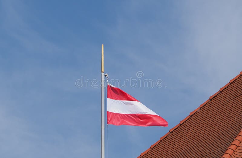 Flag of Brno, Czech Republic Stock Photo - Image of south, europe ...