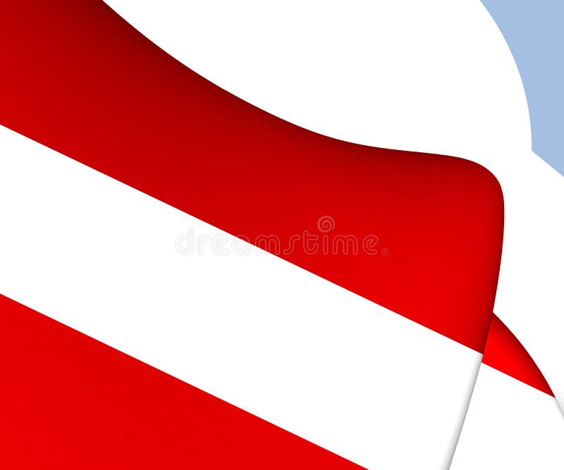 Flag of Brno, Czech Republic. Stock Illustration - Illustration of ...
