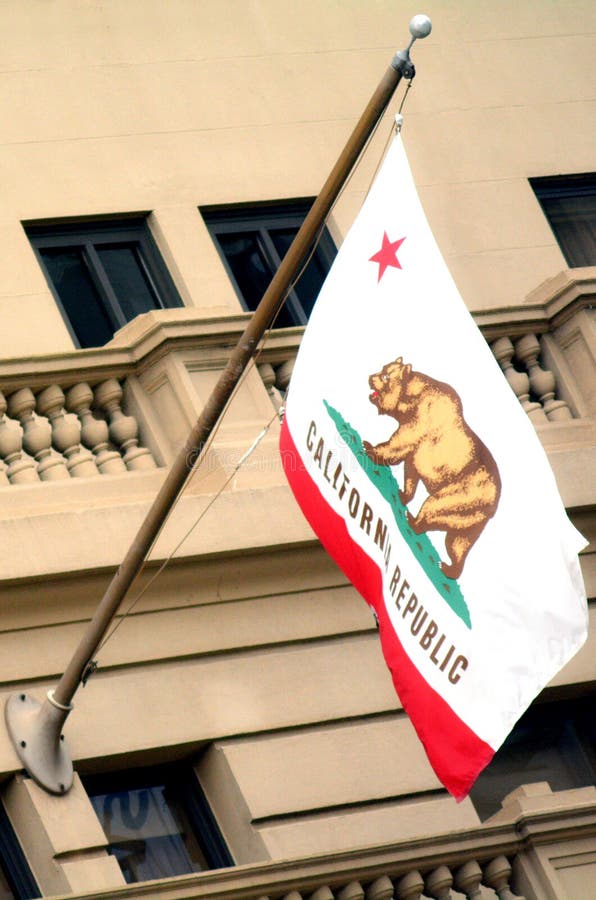 Flag of California stock image. Image of buildings, city - 56749929