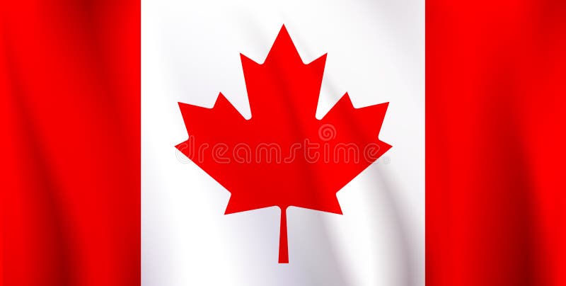 Flag of Canada stock vector. Illustration of icon, striped - 193291135