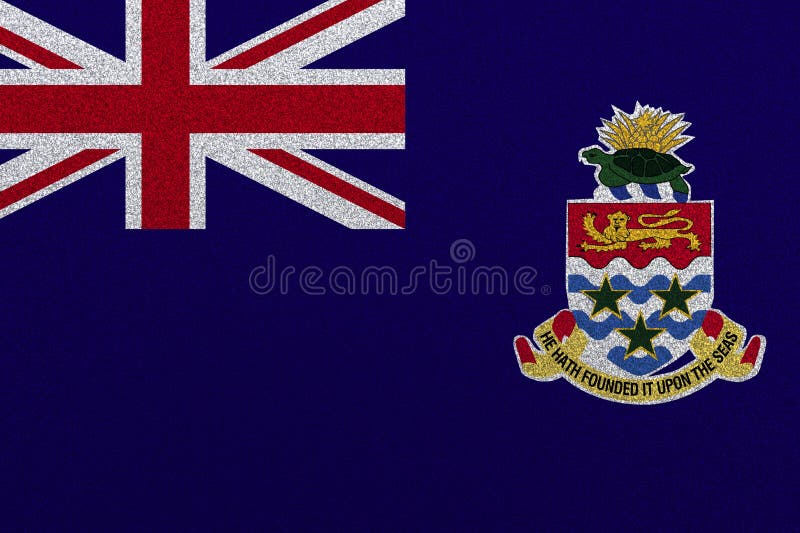 Flag of Cayman Islands, Fabric Flag of Cayman Islands. Cayman Islands ...
