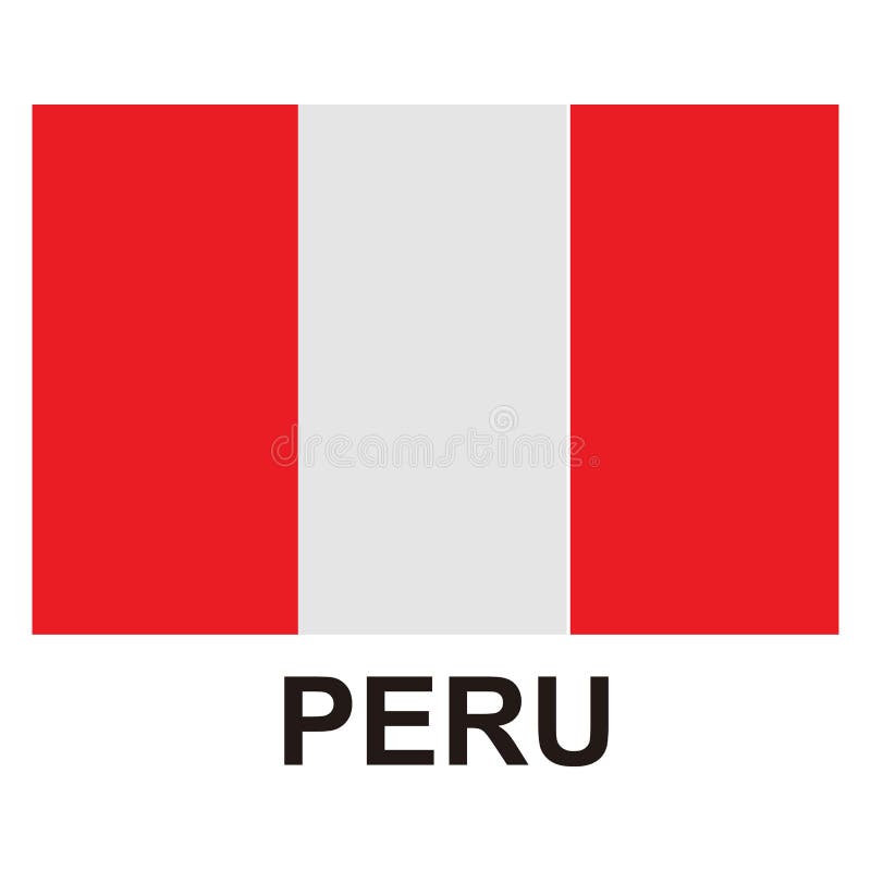 Peru Flags Icon Vector Design Symbol of Country Stock Vector ...