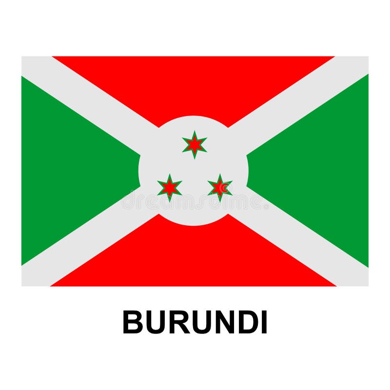 Burundi Flags Icon Vector Design Symbol of Country Stock Vector ...