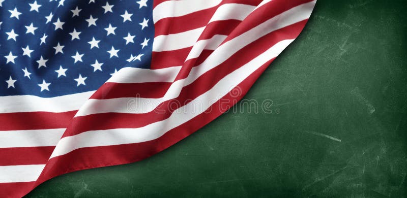 Flag on chalkboard stock photo. Image of america, patriotism - 323906390