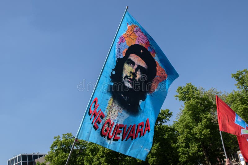 Flag from Che Guevara at Amsterdam the Netherlands 1-5-2025 Editorial ...
