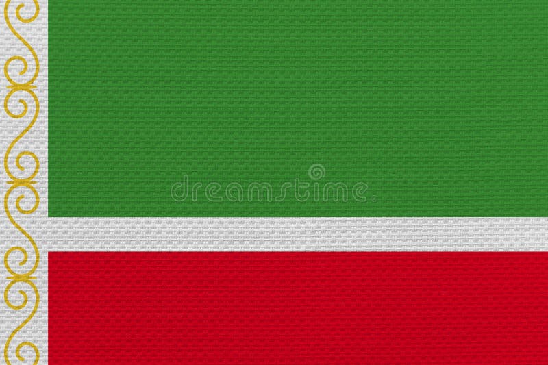Flag of Chechen Republic, Fabric Flag of Chechen Republic. Chechen ...