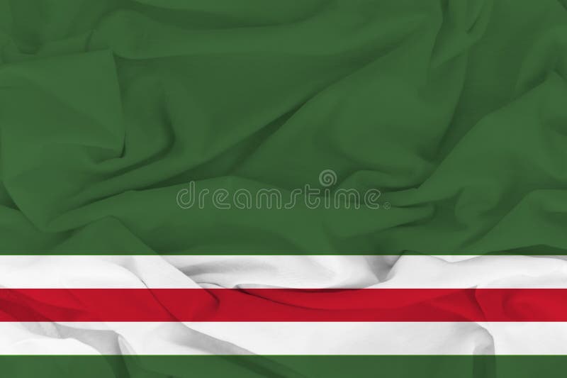 Flag of Chechen Republic, Fabric Flag of Chechen Republic. Chechen ...