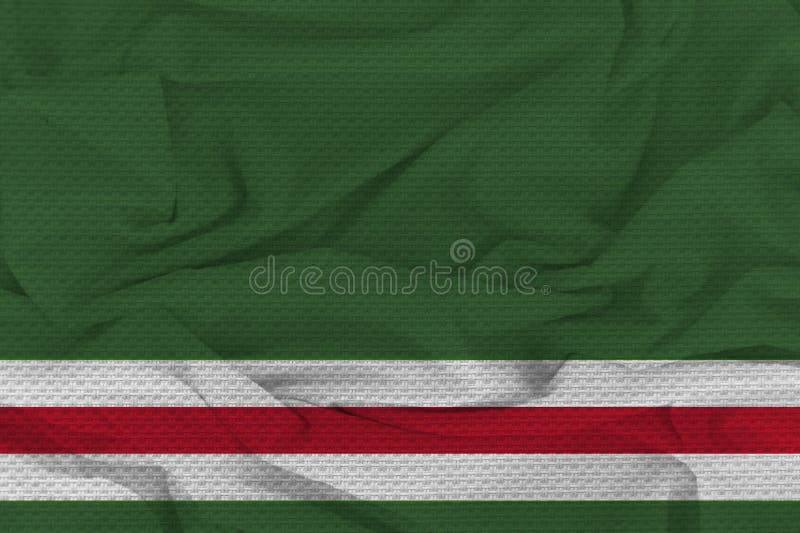 Flag of Chechen Republic, Fabric Flag of Chechen Republic. Chechen ...