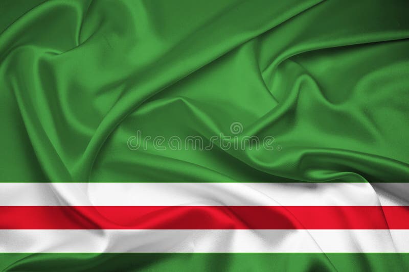 Flag of Chechen Republic of Ichkeria, Fabric Flag of Chechen Republic ...