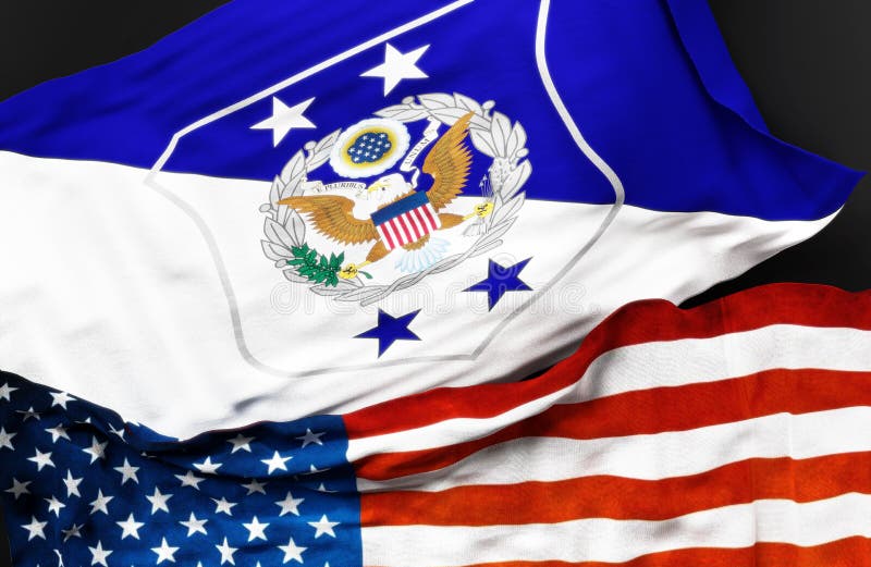 Flag of the Chief Master Sergeant of the Air Force Stock Image - Image ...