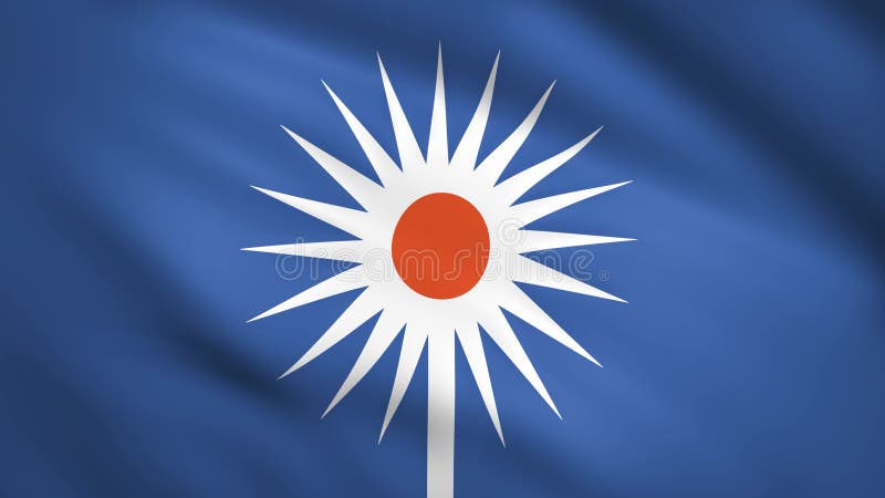 Antalya City Flag Waving in the Wind Stock Video - Video of freedom ...